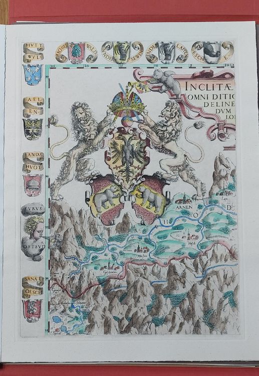 Thomas SCHOEPF Karte des Bernischen 1577/78. Maps. 473/500 (Neu (gemäss ...