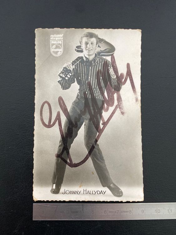 Autographe de Johnny Hallyday année 60 | Kaufen auf Ricardo