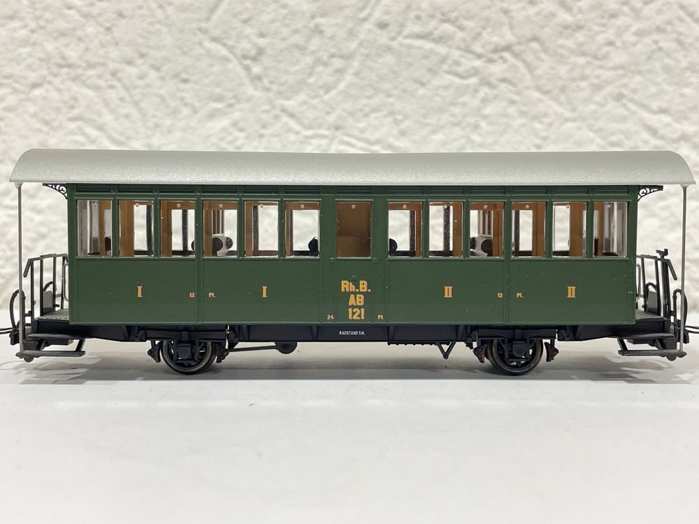 Bemo 3232 101 RhB AB 121 Nostalgie-Zweiachser H0m (Gebraucht) in Wilderswil für CHF 79 – mit ...