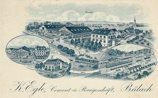 Bülach, Egle Baugesch, Cementfabrik 1916 (Neu (gemäss Beschreibung)) in ...