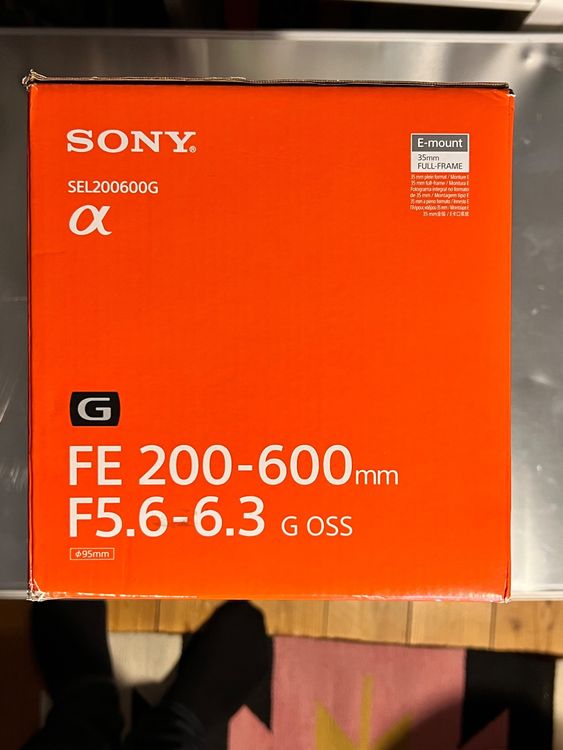 SONY FE 200-600mm F/6.3-5.6 (E-Mount) SEL200600G (Gebraucht) in Grabs ...