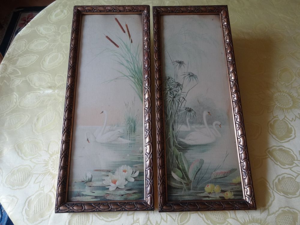 2 tableaux cadres anciens bois (D'occasion) à Biel/Bienne pour CHF 50 ...