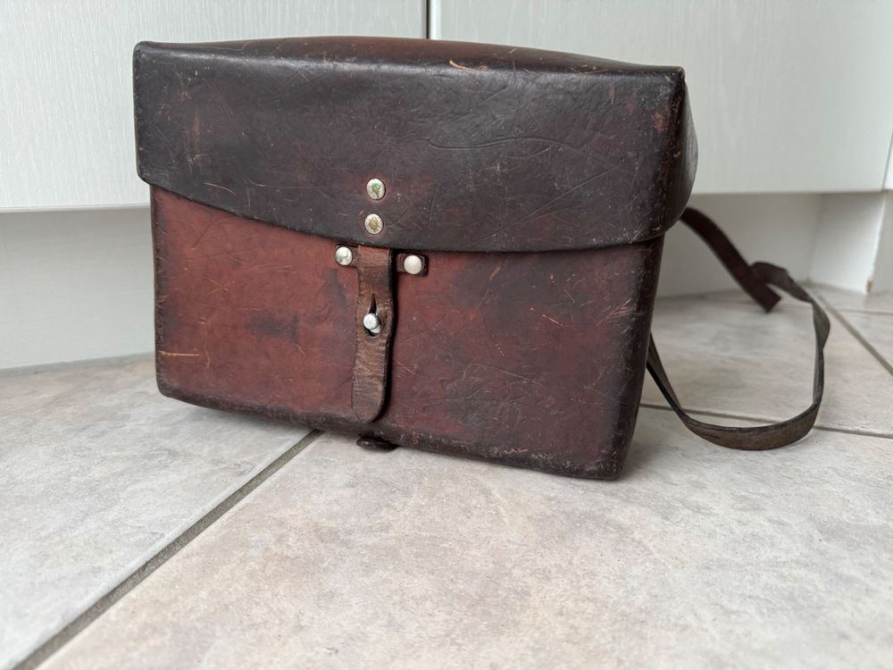 Militär Kartentasche echt Leder Karten Tasche CH Armee 1975 | Kaufen ...