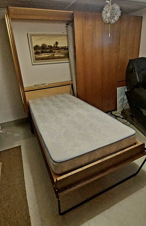Schrankbett Klappbett Doppelbett Bett Tisch Schrank Holz | Kaufen auf Ricardo