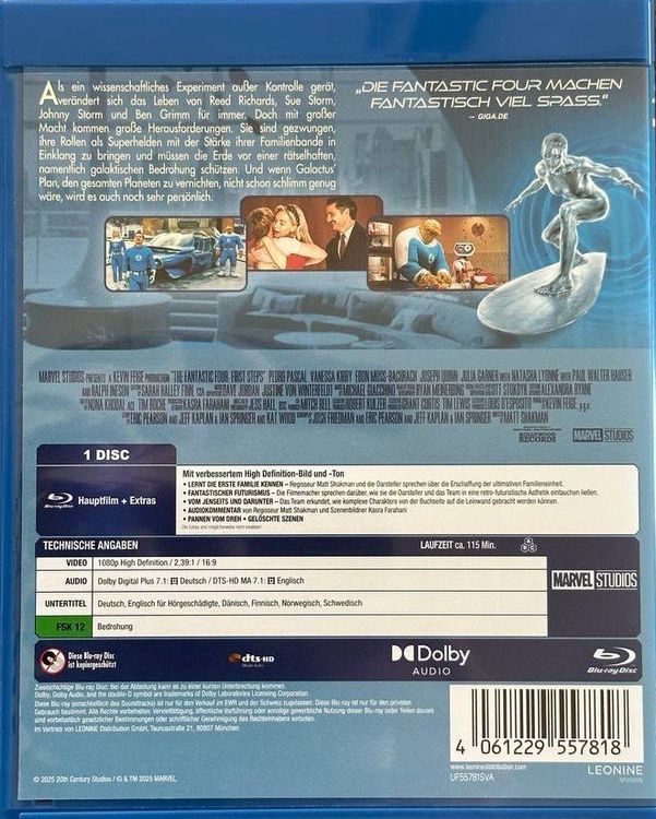 The Fantastic Four - First Steps - Blu-ray - Top Zustand (Gebraucht) in Beringen für CHF 15 ...