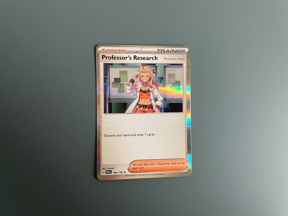 Professor's Research Sada Holo EN Scarlet & Violet Pokemon (Neu (gemäss ...