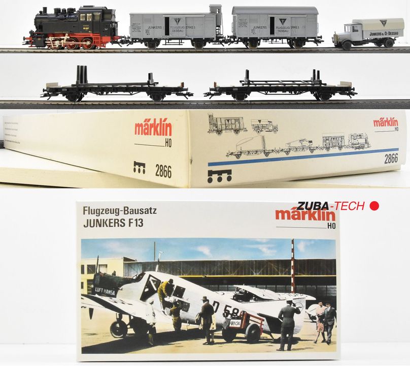 Märklin 2866 Flugzeug-Transportzug DRG H0 WS mit OVP (Gebraucht) in St ...