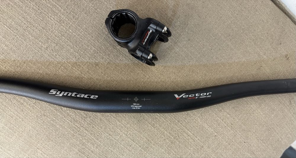 Vorbau: Syntace MEGAFORCE3 VORBAU & LENKER VECTOR (Gebraucht) in Gerlafingen für CHF 50 – mit ...