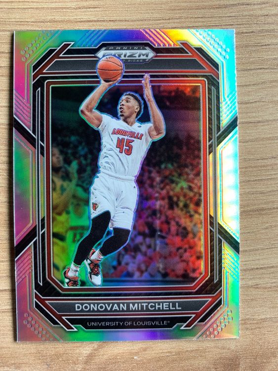 NBA Donovan Mitchell SILVER PRIZM Louisville Cardinals 🔥 (Gebraucht) in ...