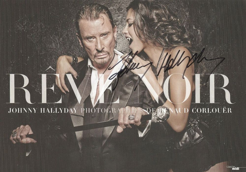 JOHNNY HALLYDAY / Autographe Original. | Kaufen auf Ricardo