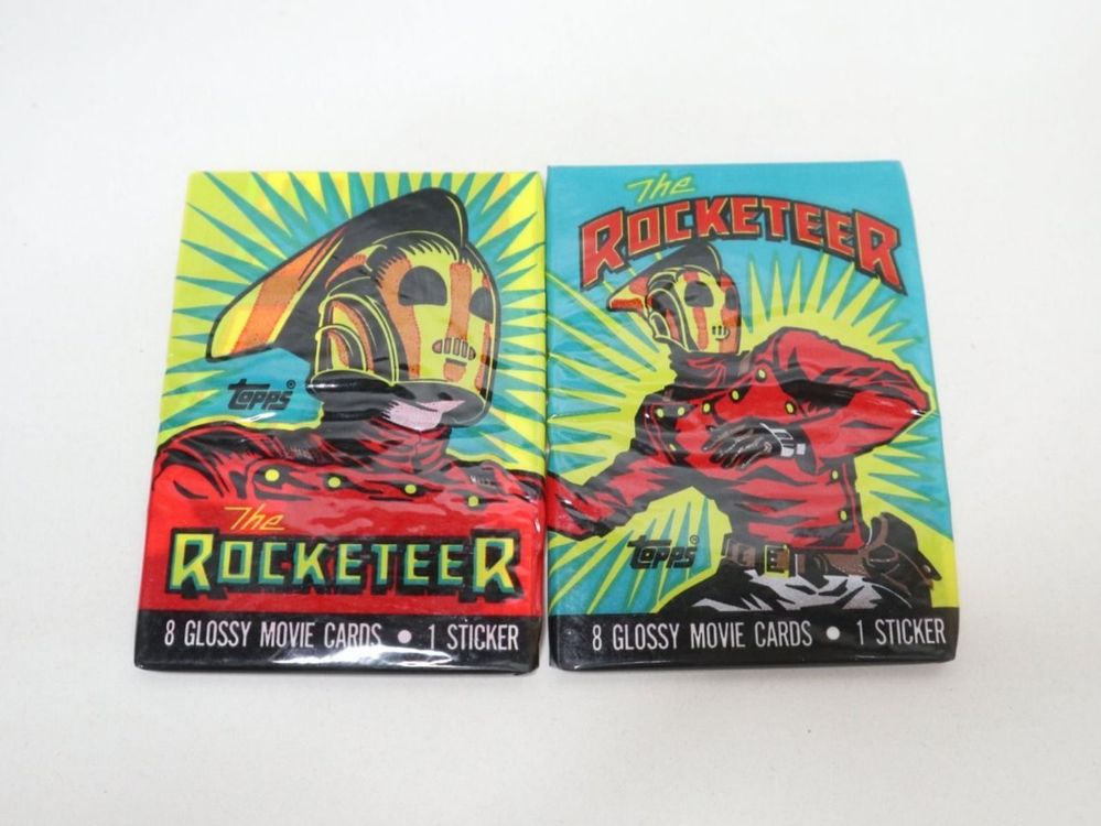 Disney 2 pack Sammelbilder The Rocketeer 1991 Trading Cards (Neu und ...