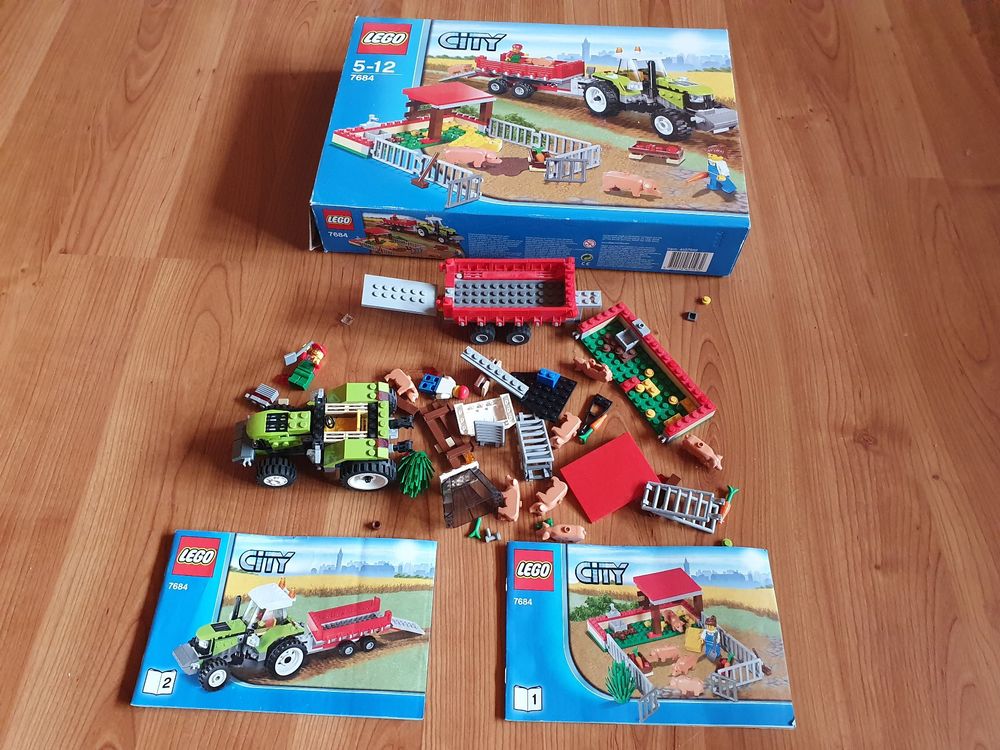 LEGO City 7684 Bauernhof Traktor Set Bausteine OVP (Gebraucht) in ...