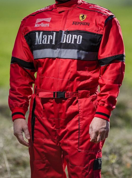 FERRARI Overall / Rennanzug mit besticktem Logo / Marlboro (Neu und ...