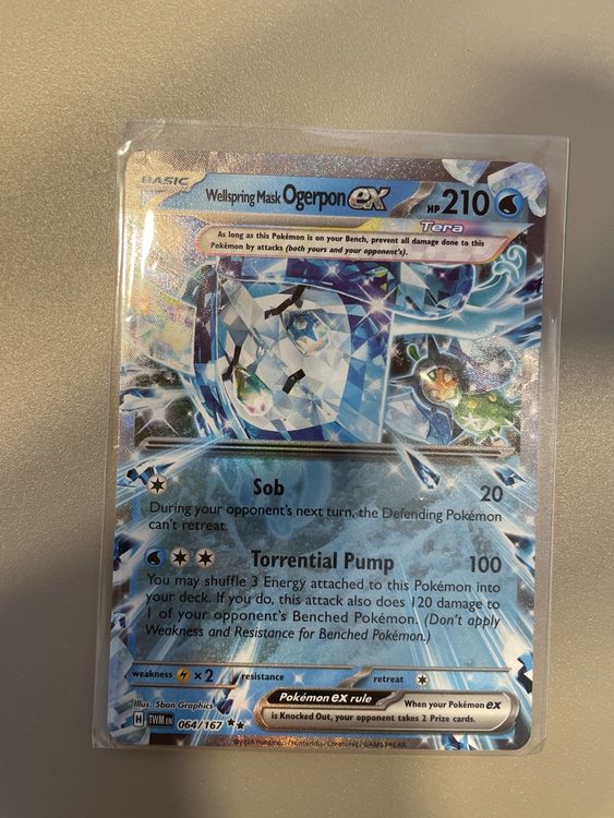 Carta Pokémon Ogerpon EX 064/167 TWM (Nuovo (secondo la descrizione)) a ...