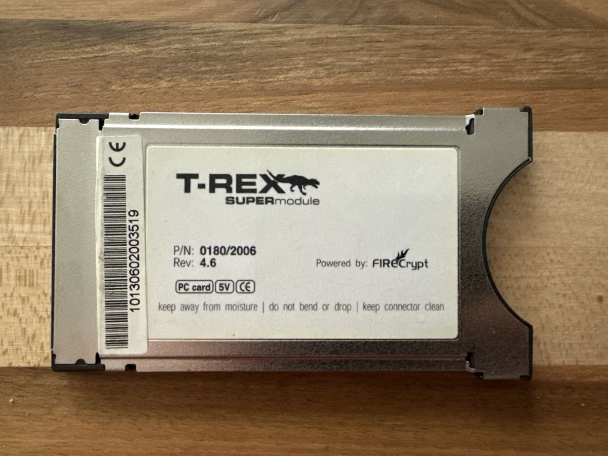 T-Rex Supermodule CI-Modul Firecrypt Receiverkarte Satellit (Gebraucht ...