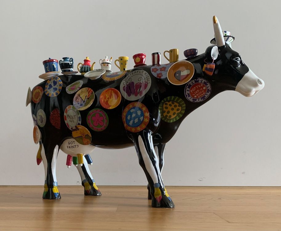 Kunst Cow Parade The Moo Potter XL von Meredith McCord (Gebraucht) in ...