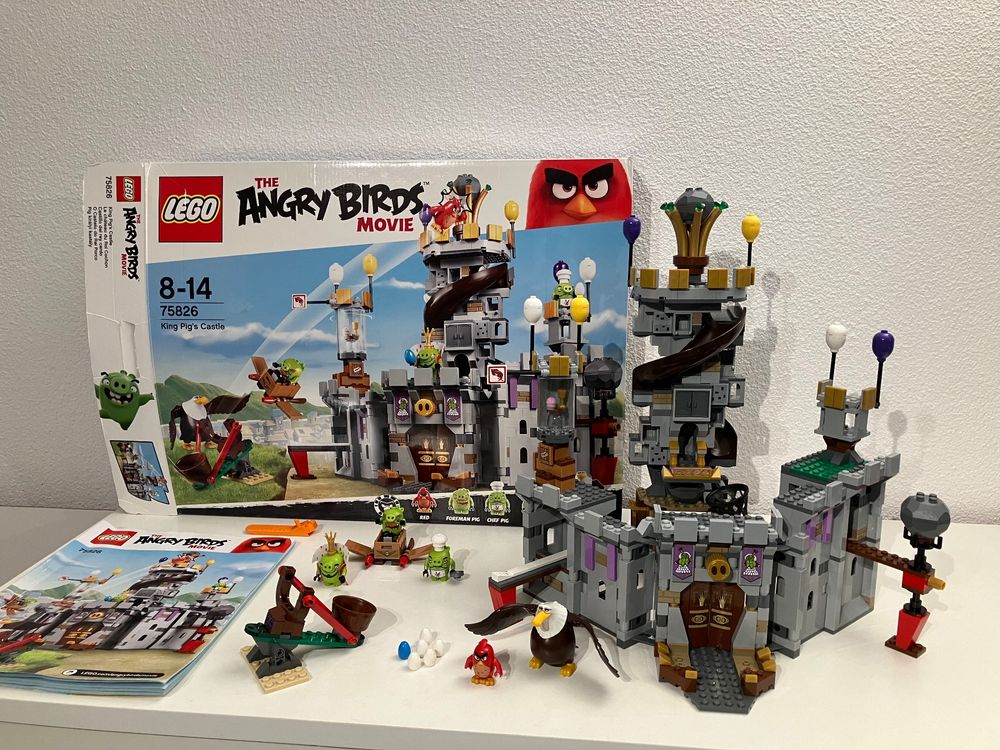 LEGO Angry Birds King Pig‘s Castle 75826 (Jahr 2016) 🏰 (Gebraucht) in ...