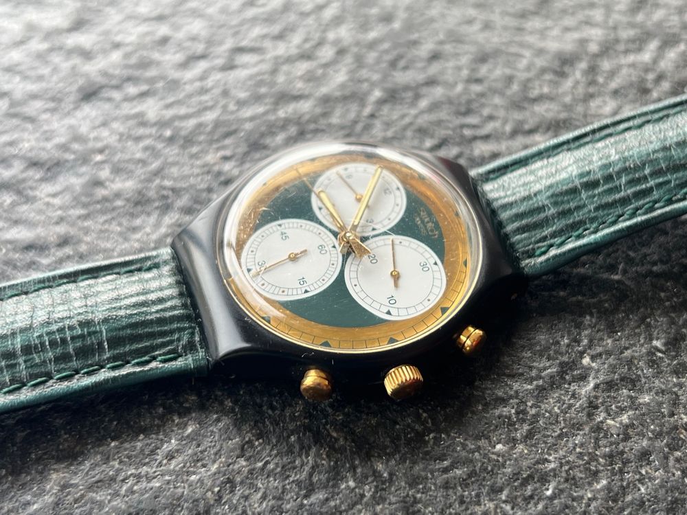Swatch Chronograph Hunter Rollerball Uhr Quarz 1990 (Defekt) in ...