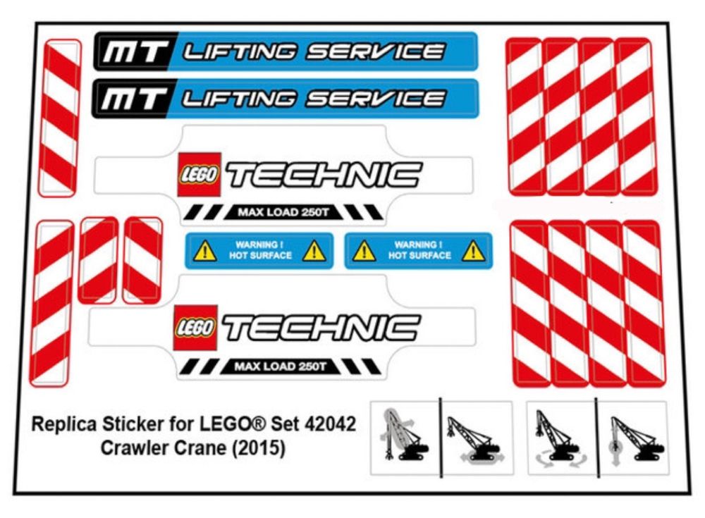 Lego Stickerset für Set 42042 (Neu und originalverpackt) in Schwenden ...