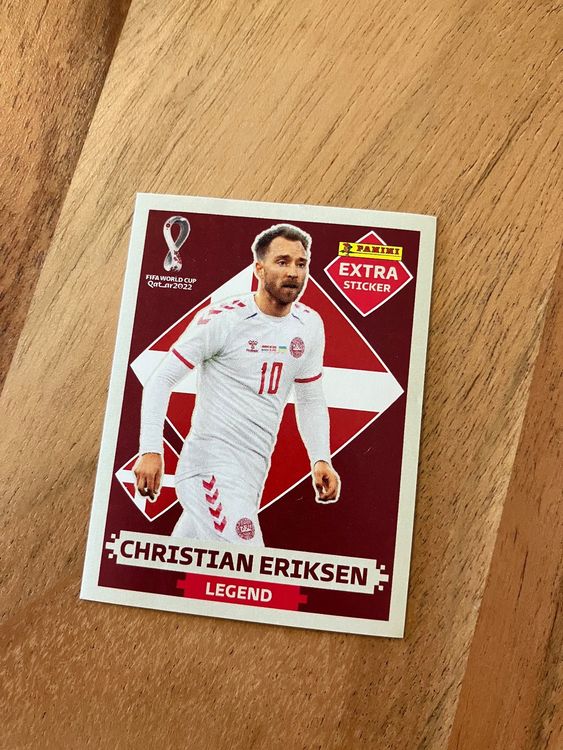 Panini Extra Sticker WM 2022 | Christian Eriksen | Acheter sur Ricardo