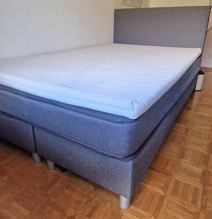 Box spring bett 120 x 200 inkl Topper | Kaufen auf Ricardo