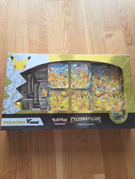 Celebrations Pikachu V Union Box (Neu und originalverpackt) in ...