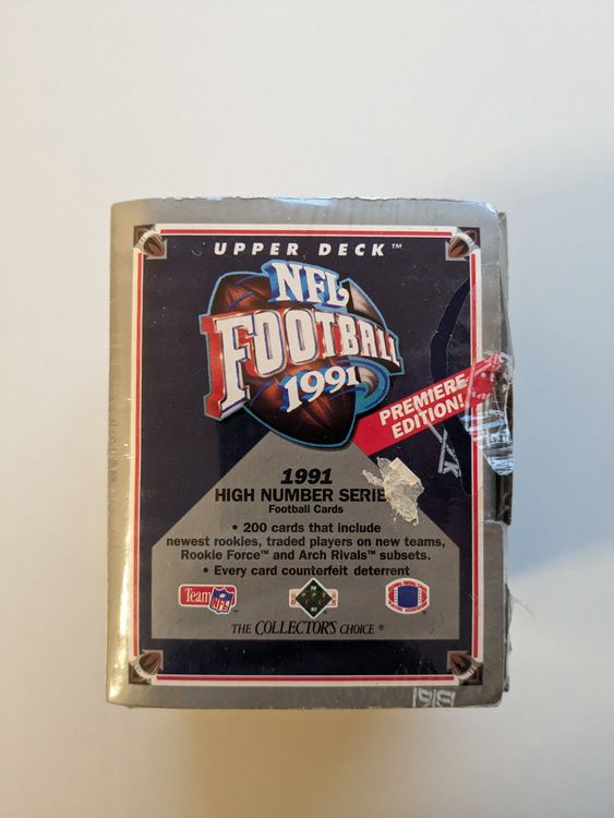 1991 Upper Deck NFL Football Premiere Edition Karten Box | Kaufen auf Ricardo