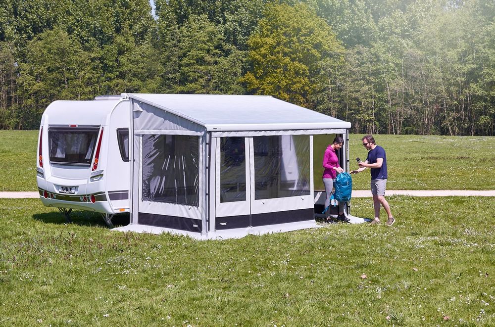 Vorzelt für Omnistor 5200 4.5m Residence G3 Vorder- +Seitenw (Neu ...