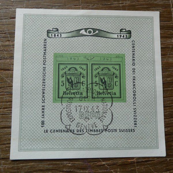 SBK W18° ET - BLOCK 1943 Kat. 60.- siehe Bilder | Kaufen auf Ricardo