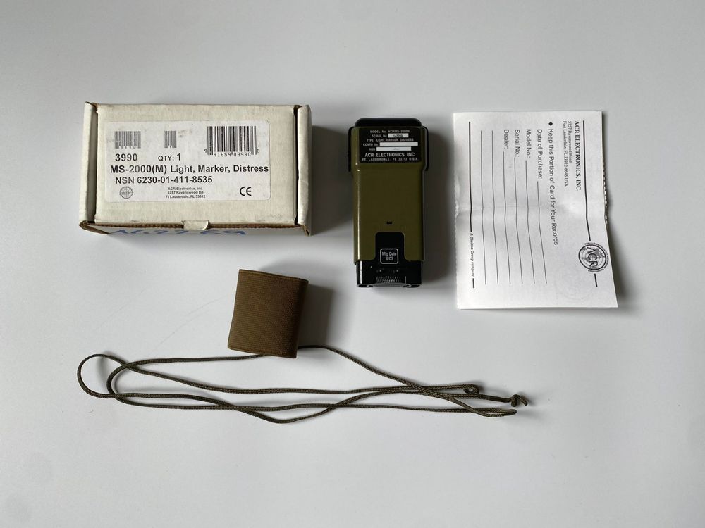 USGI IR Strobe MS2000 Light Distress Marker Strobe NVG | Kaufen auf Ricardo