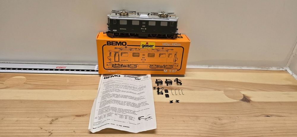 Bemo 1250/2 E-Lok Ge 4/4 I RhB GS H0m Analog mit OVP (Gebraucht) in ...