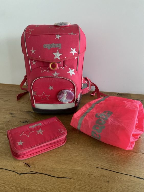 Ergobag Schulranzen pink Sterne extra leicht (Gebraucht) in Möriken AG ...