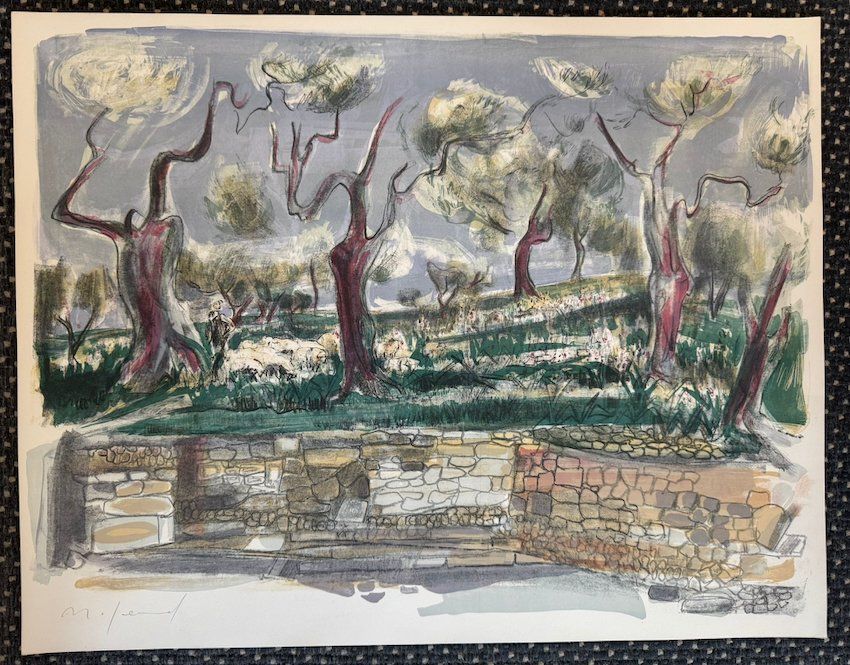 Landschaft, handsigniert Nanette Genoud (ID b4916) (Gebraucht) in Gelterfingen für CHF 20 – mit ...