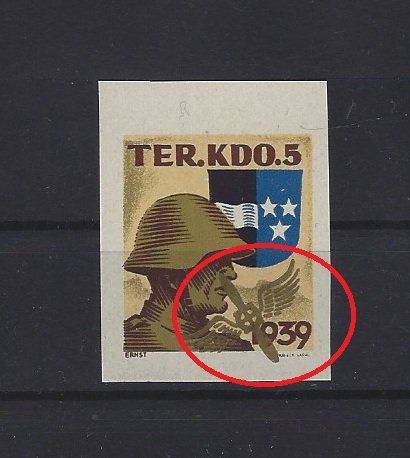 Ter.Kdo. 5 Propeller Gold 500.00 n.i.K.!! ** (Neu (gemäss Beschreibung ...