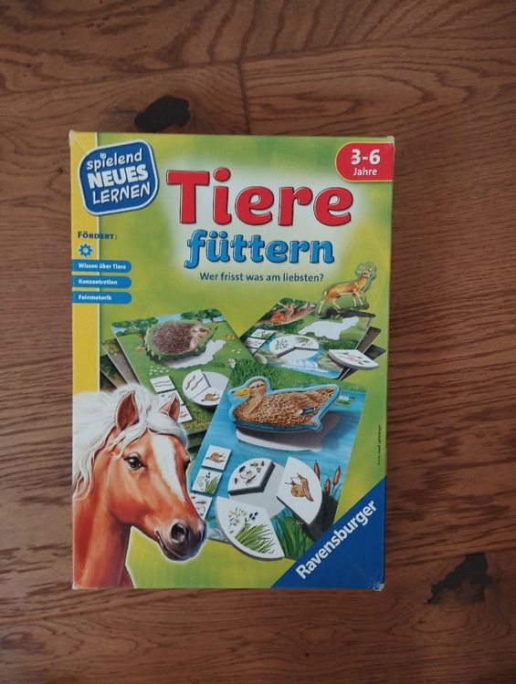 Tiere füttern - Ravensburger Spiel für Kinder ab 3 Jahre (Gebraucht) in ...