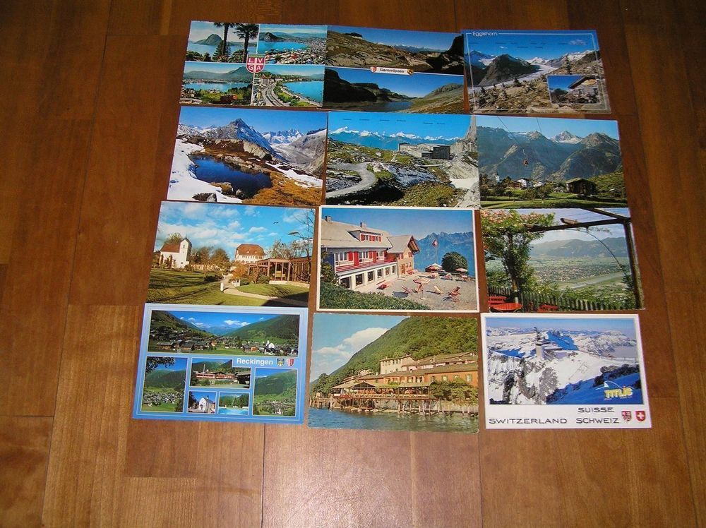 600 Karten Schweiz und 500 Karten Welt. (Gebraucht) in Lumbrein für CHF 62 – mit Lieferung auf ...