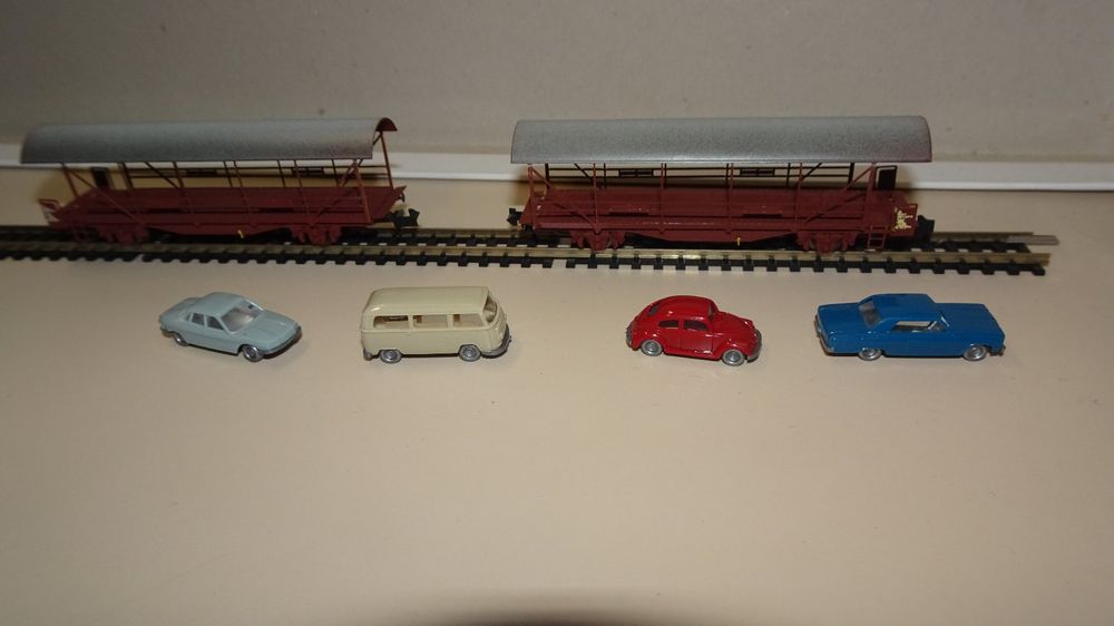 Metropoli Spur N BLS Autowagen set mit 4 Autos TOP (Neu (gemäss ...