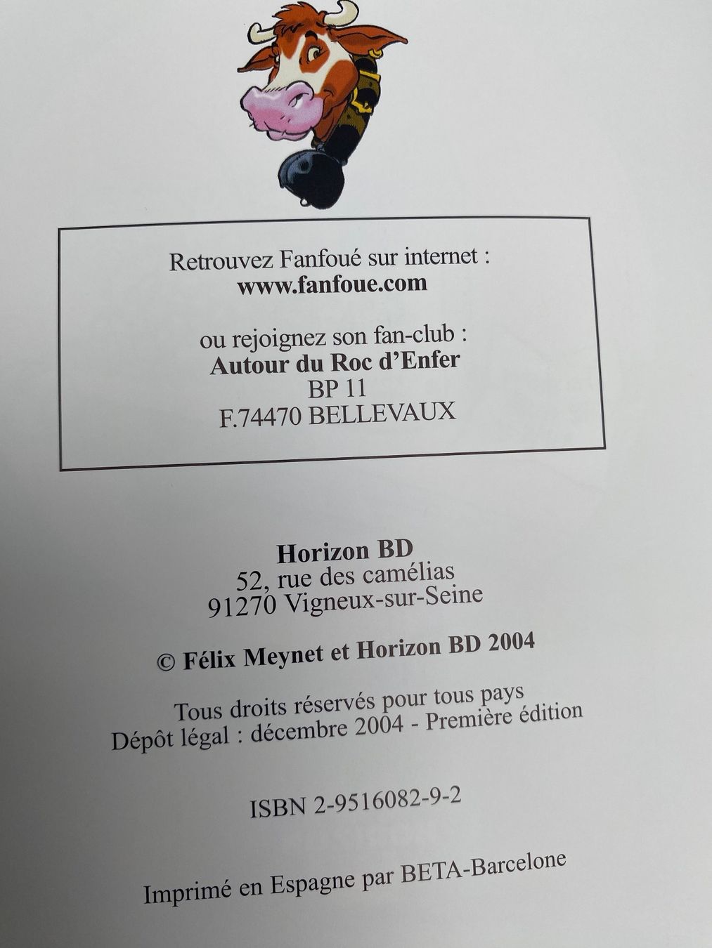 BD Fanfoué - Pas de Ripaille Pour Fanfoué - Très Bon État (D'occasion ...