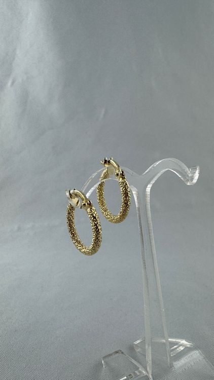 Ohrringe / Creolen in 750 Gold / 18 Karat | Kaufen auf Ricardo