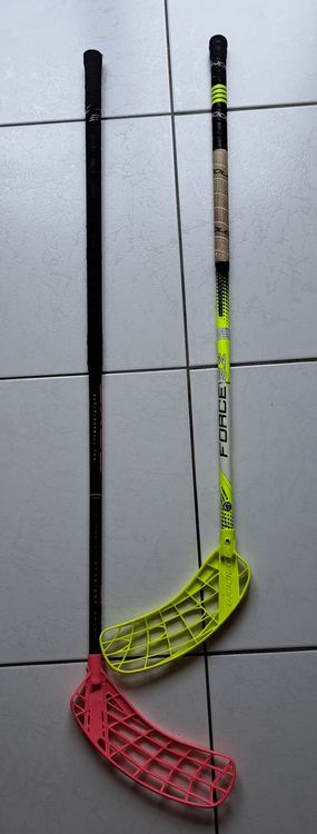 Unihockeystöcke Wooloc Force Gr. 83cm und Excel Gr. 1m | Kaufen auf Ricardo