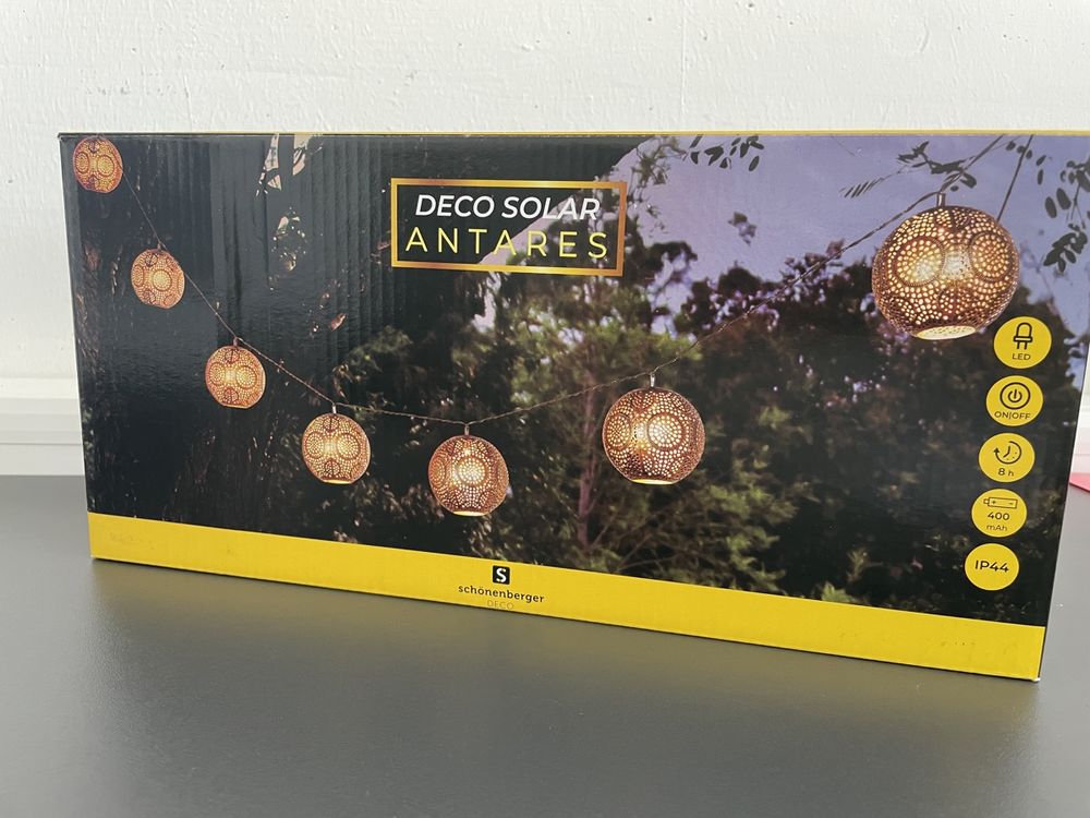 Solar Lichterkette Garten Deko Beleuchtung 4.1 Meter neu (Neu (gemäss ...