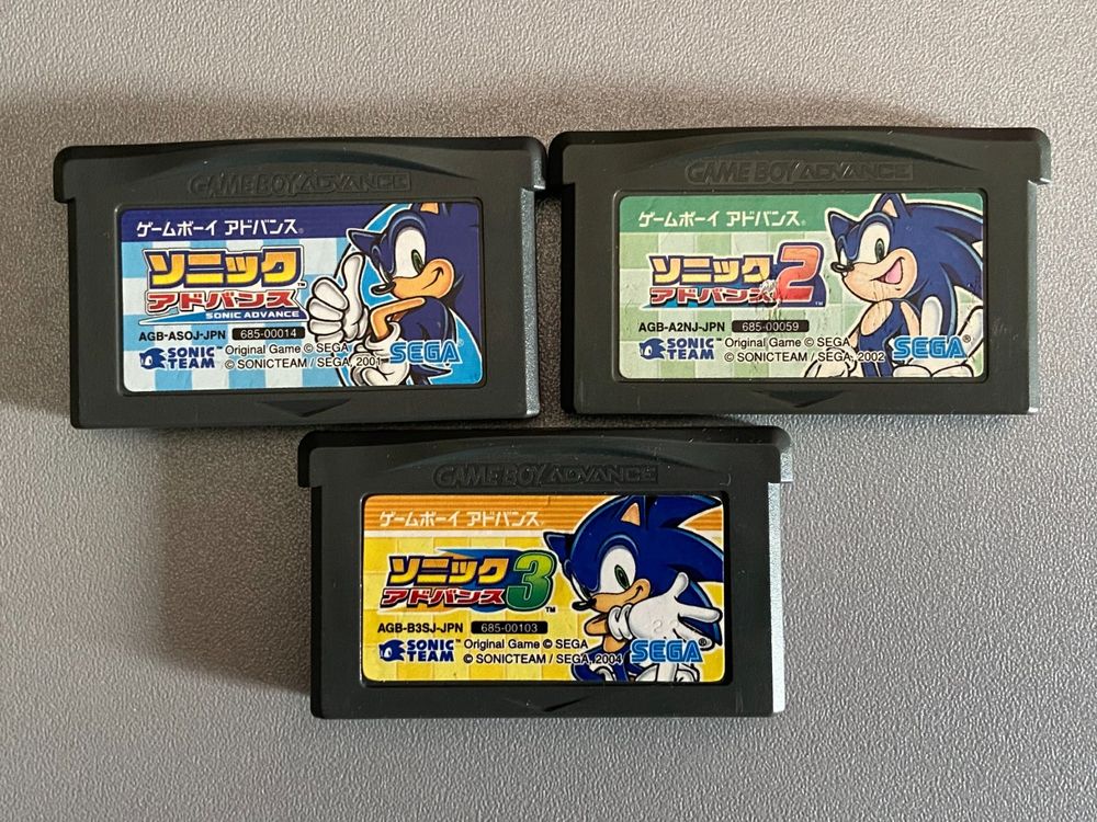 Sonic Advance Collection 3 GBA Games (Gebraucht) in Rivera für CHF 33 ...