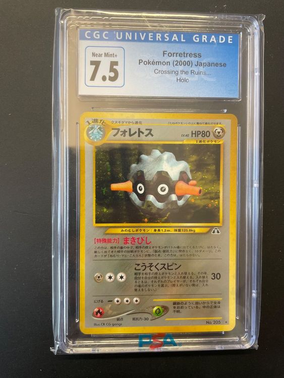 CGC Universal Grade 7.5 - Forretress Holo (Neu und originalverpackt) in ...