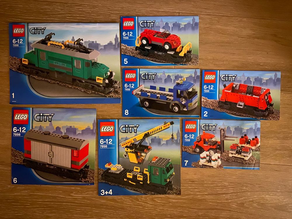 Lego City Cargo Train Deluxe Set mit Schienen (7898) | Kaufen auf Ricardo
