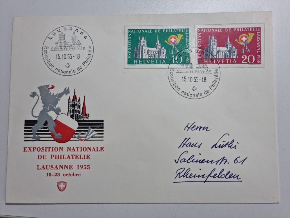 1955 Lausanne Block Blockauschnitt | Kaufen auf Ricardo