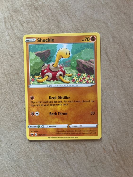 Carte Pokemon Shuckle - Vivid Voltage - EN (Gebraucht) in Vernayaz für CHF 1 – mit Lieferung auf ...
