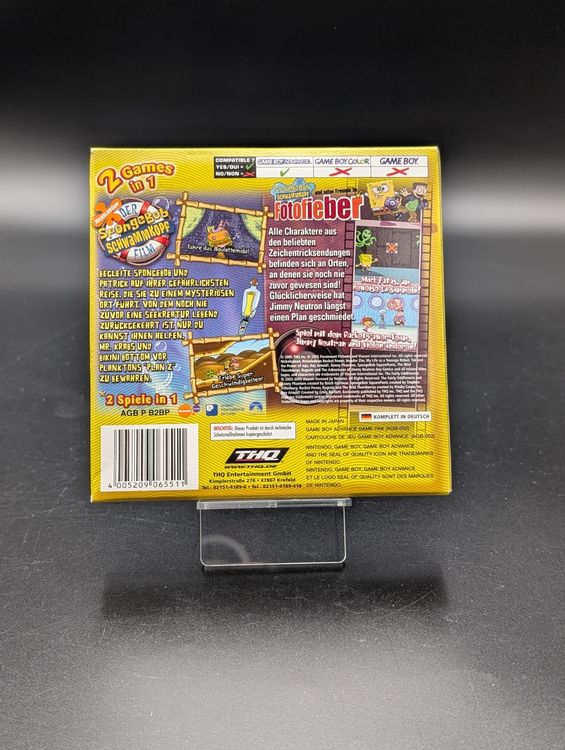 2 Games in 1 Spongebob OVP Game Boy Advance (Gebraucht) in Domat/Ems ...