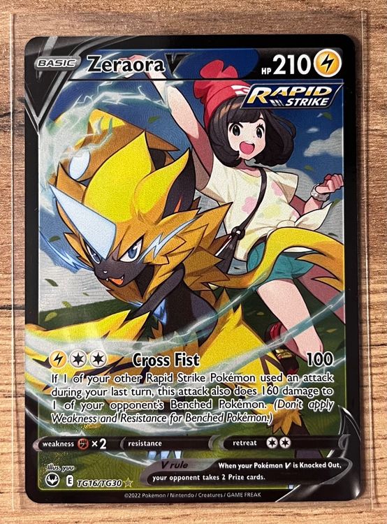 Zeraora V Trainer Gallery TG16/30 Pokemon Silver Tempest | Kaufen auf ...