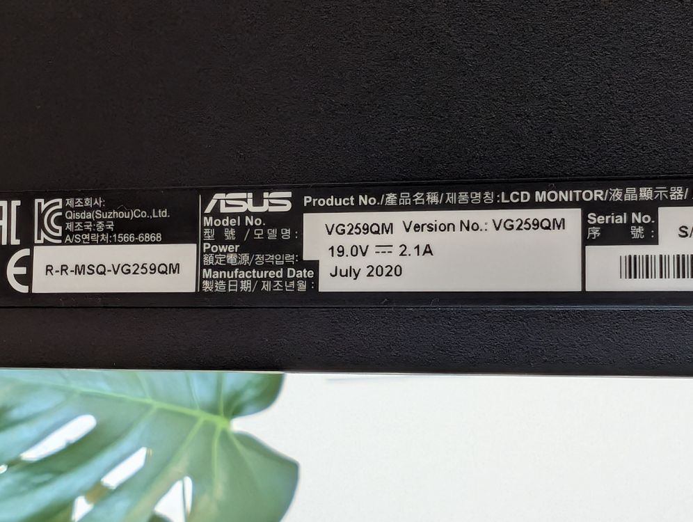ASUS TUF Gaming VG259QM, 1920 x 1080 Pixel, 24.50" (Gebraucht) in St ...