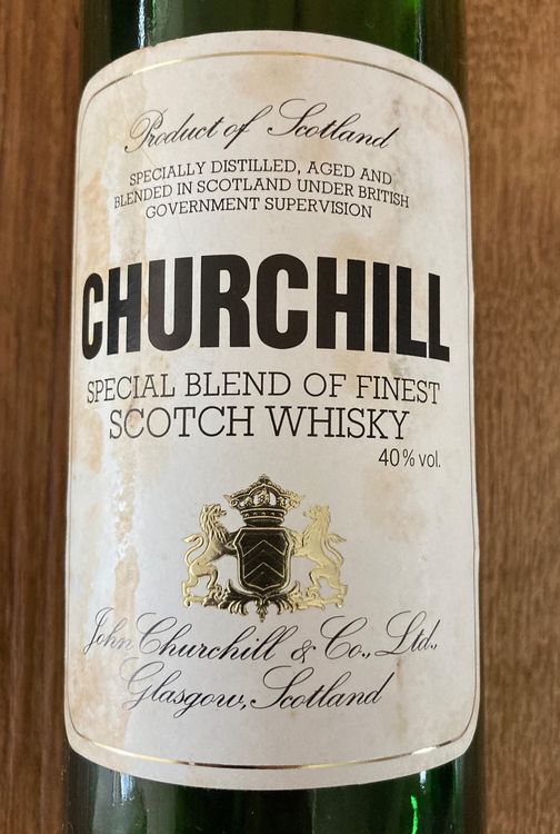 Churchill Scotch Whisky von ca 1985 (Neu (gemäss Beschreibung)) in ...